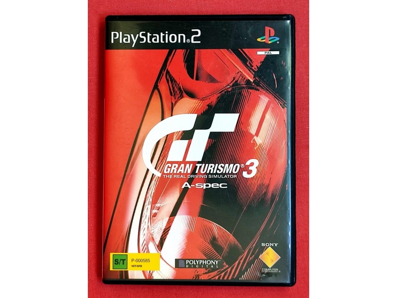 GRAN Turismo 3 A - Spec / PS2 Originalna Igra