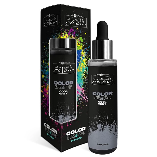 INIMITABLE COLOR KONCENTROVANE PIGMENTOVANE KAPI ZA FARBANJE KOSE COOL GREY COLOR DROPS 50 ML