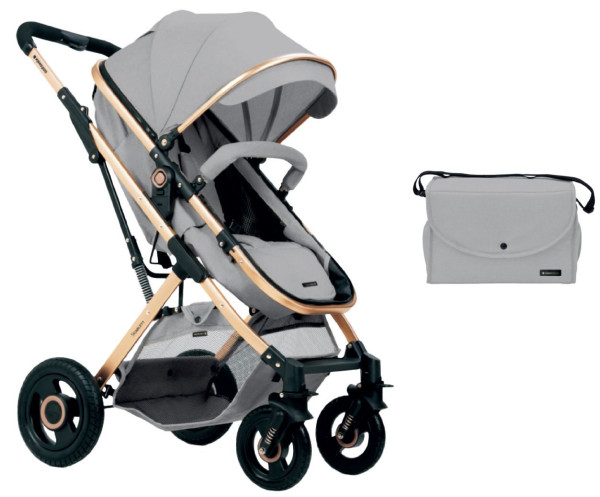 Kolica za bebe SCARLETT, Kikka Boo, 0-15kg, Light Grey