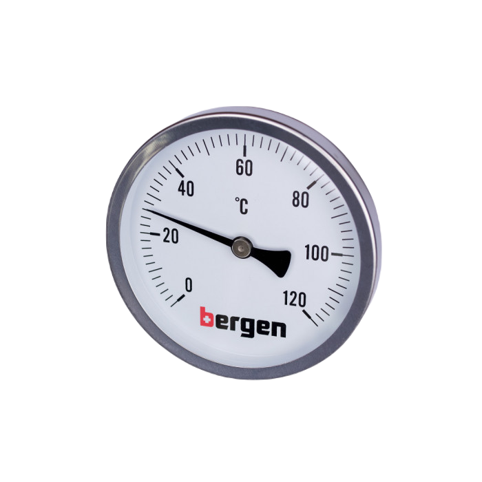 Termometar 0-120 fi 63 mm aksijalni Bergen