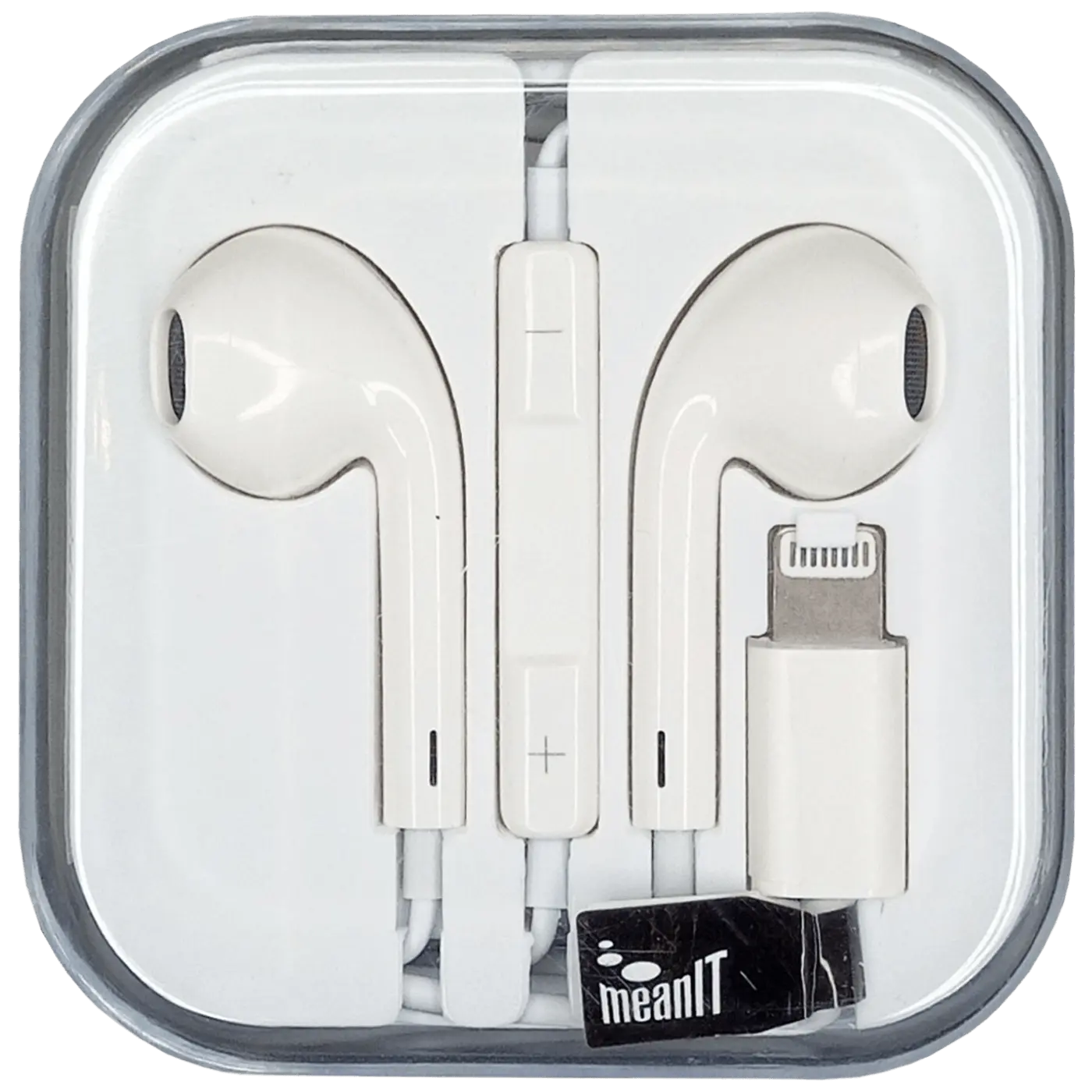MEANIT Slušalice, Žično povezivanje, Lightning ulaz, In ear, Bele