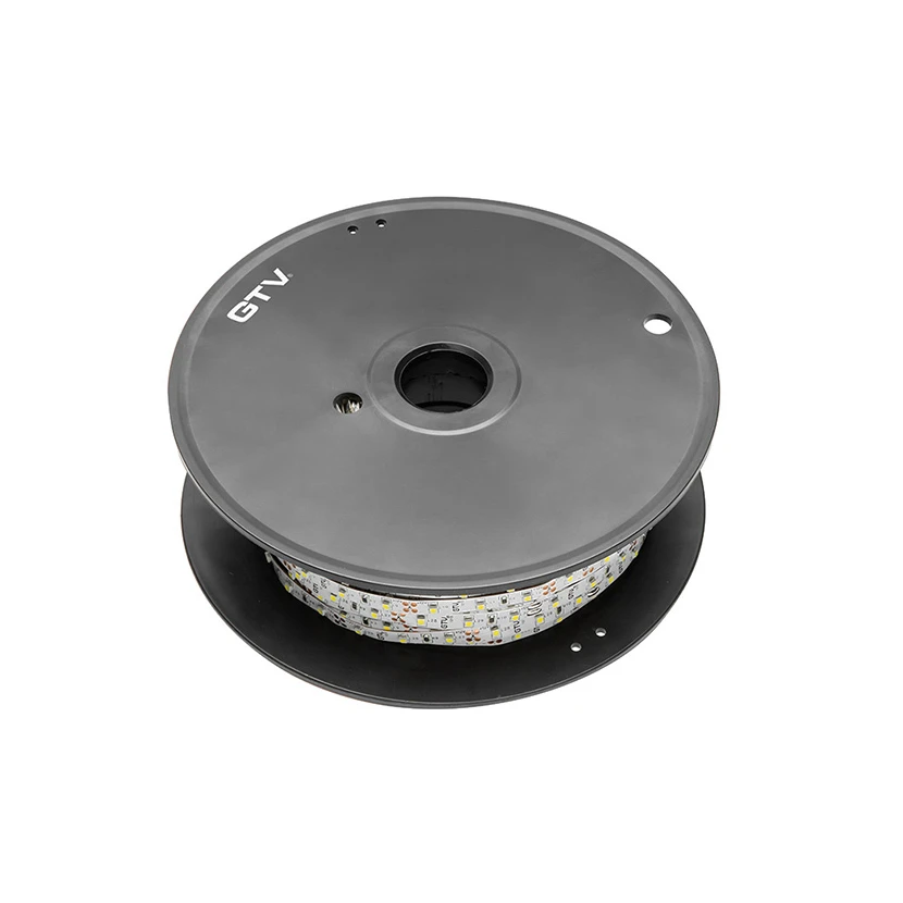 LED TRAKA 3528 60 LEDs/m 6500K 4.8 W/m 280 lm/m 12VDC IP65 8 mm 5 m GTV LED OUTLET LD-3528-300-65-ZB