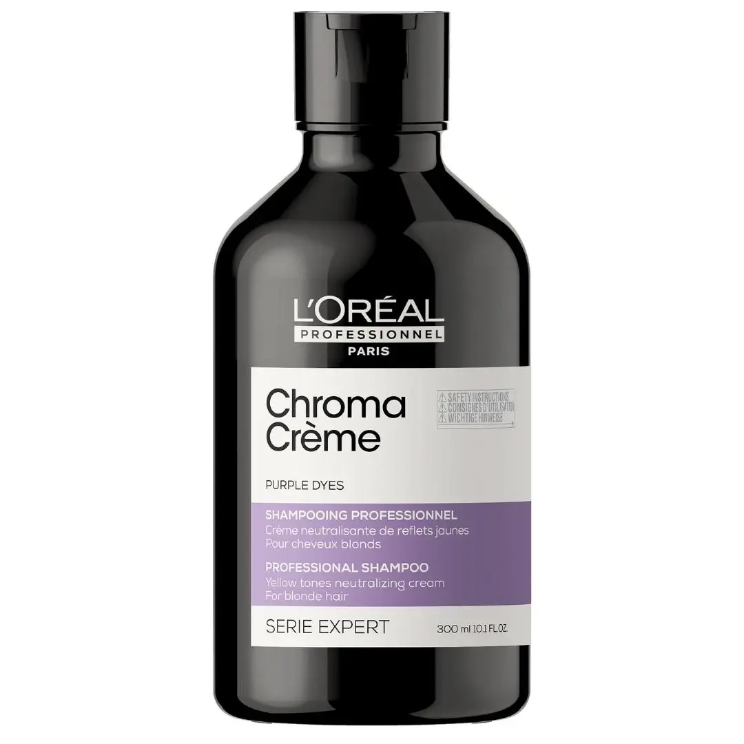 L'OREAL PARIS Professionnel Ljubičasti šampon za neutralisanje žutih tonova Chroma Créme 300 ml