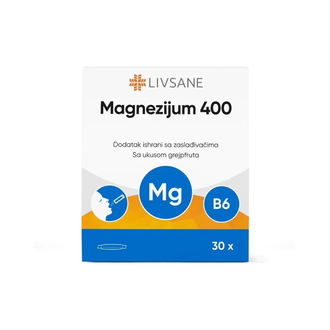 LIVSANE Magnezijum 400 Direkt 30/1