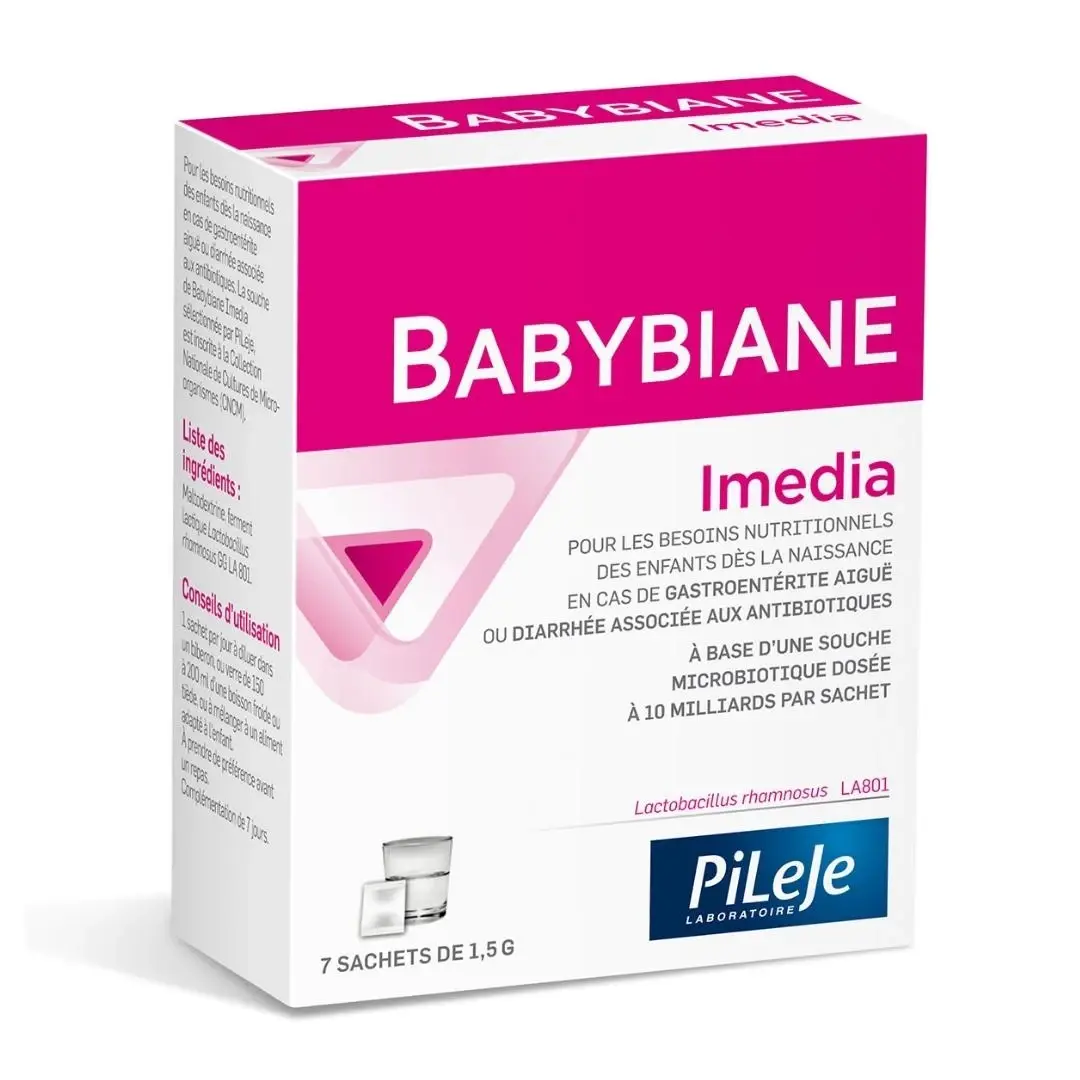 PILEJE Probiotik Laboratorie Babybiane Imedia 7x1.5 g