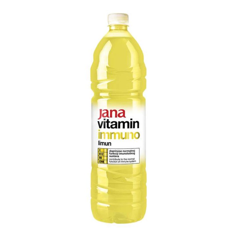 Min.voda vitamin Immuno-limun Jana 1,5l