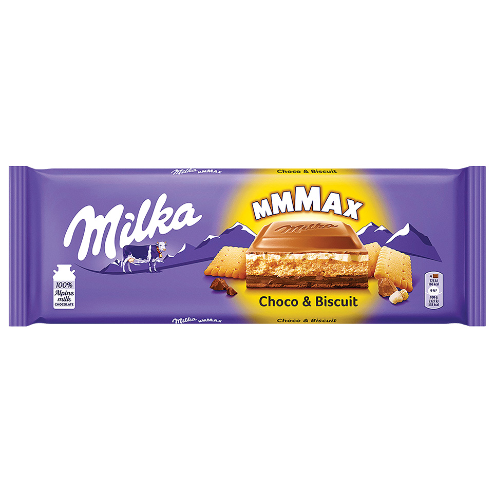 Cokolada choco biscuits Milka 300g