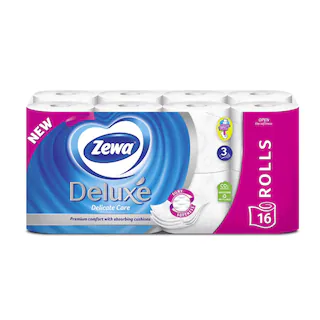 T.papir Deluxe Pure white Zewa 3sl 16/1