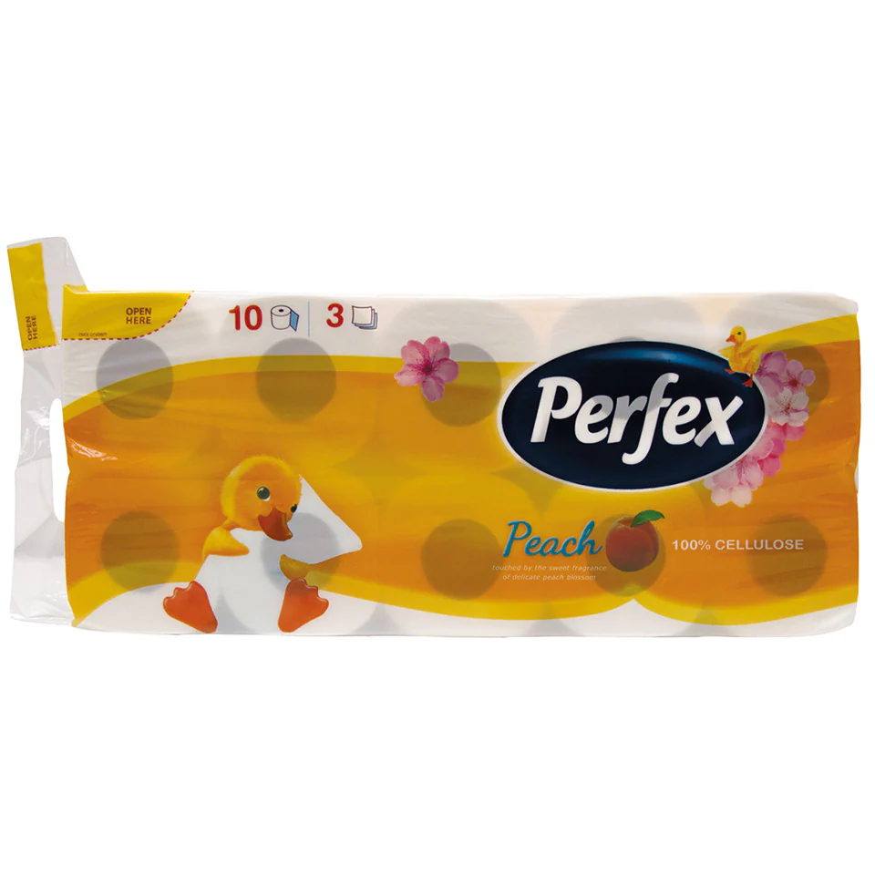 Toalet papir Perfex peach 3sl.10/1
