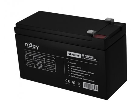 NJOY GP09122F baterija za UPS 12V 9Ah (BTVACIUOCTO2FCW01B)