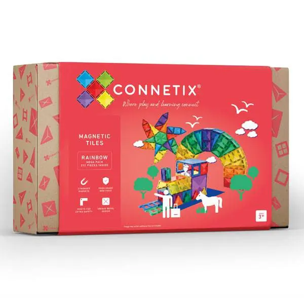 CONNETIX Magnetni konstruktor Mega Pack Rainbow 212/1