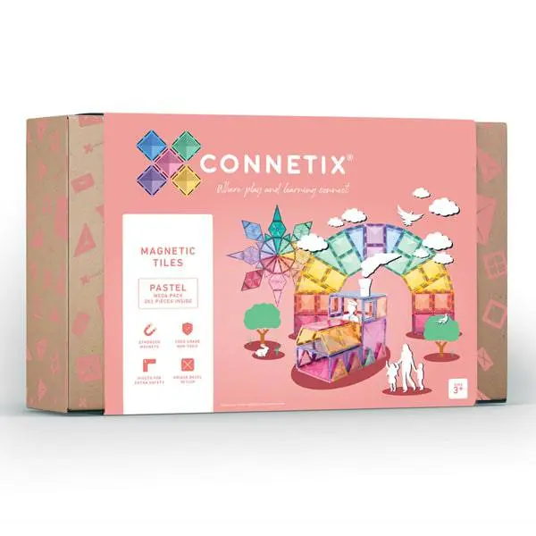 CONNETIX Magnetni konstruktor Mega Pack Pastel 202/1