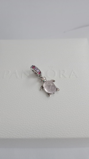 Pandora privezak roze kornjaca