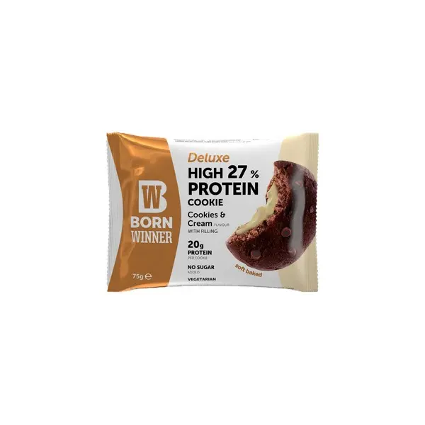 BORN WINNER Protein Cookie Deluxe Cookies&Cream Filling 75g