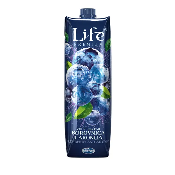 NECTAR Sok Borovnica Life 1l