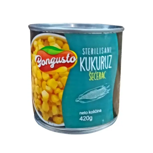 BONGUSTO Sterilisani kukuruz šećerac 420g