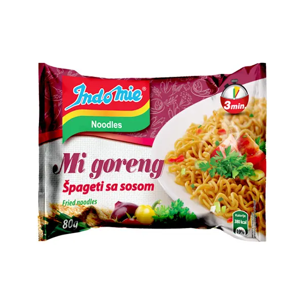 INDOMIE Instant špagete MI GORING 80g