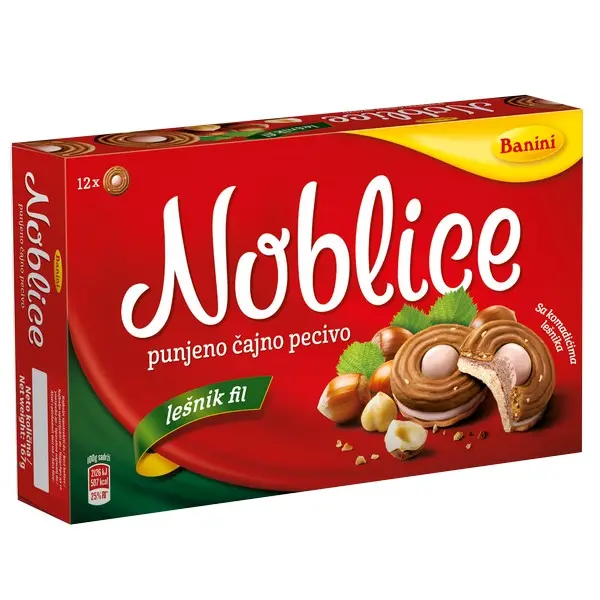 NOBLICE Biskvit Lešnik 167g