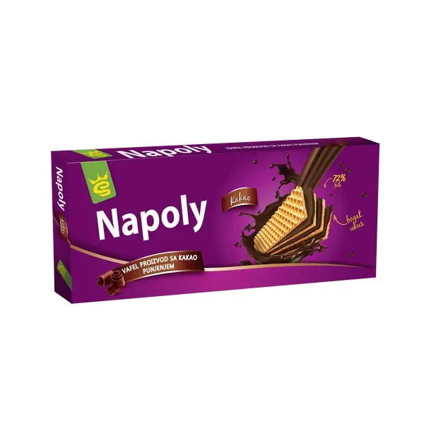 SO TASTY Napolitanke Kakao neprelivene Napoly 180g