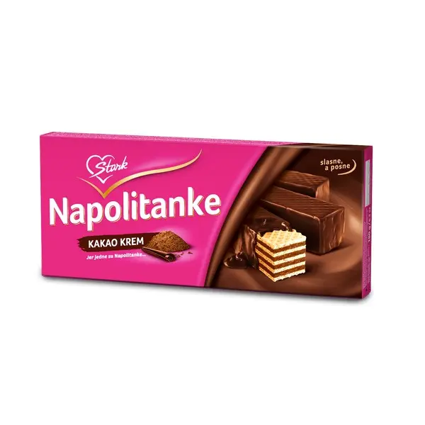 ŠTARK Napolitanke Kakao krem prelivene 180g