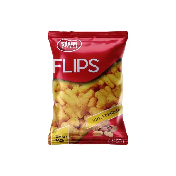 SNACK ATTACK Flips sa kikirikijem 150g