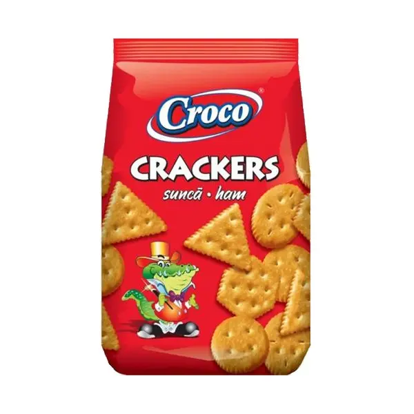 CROCO Krekeri ukus šunke 100g