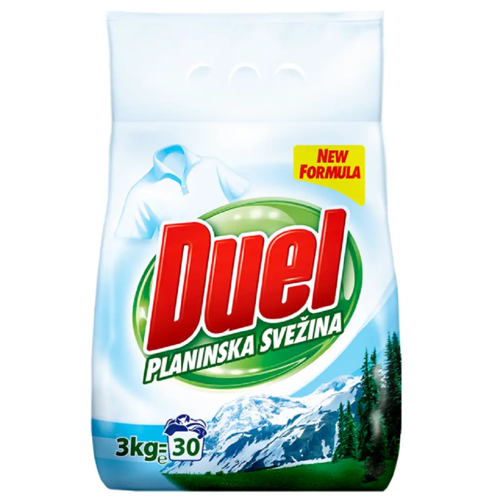 DUEL Prašak za veš Compact Planinska svežina 3kg