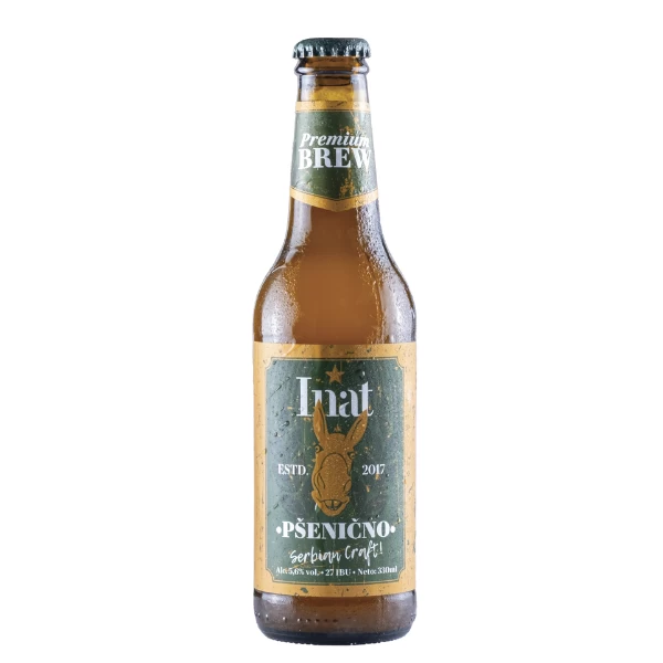 Pivo INAT Pšenično 0,33l