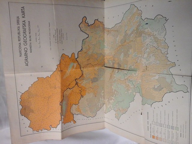 Agrarno geografska karta Srbije
