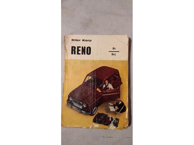 Tehnicka knjiga: Reno 4 i 4L,1977, 327 str. malo ostece