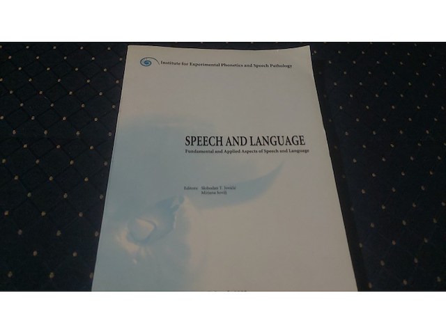 Speech and Language/Fundamental and Applied Aspects