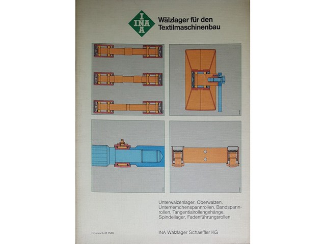 Katalog Kotrljajnih Ležajeva `INA` Germany