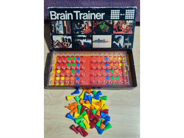 BRAIN TRAINER vintage 1979 norveška misaona igra