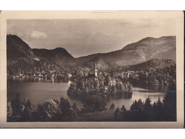 YU Slovenija 1950 Bled razglednica