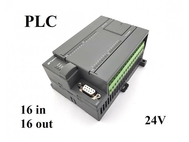 PLC kontroler FX1N-32MR, 16 ulaza, 16 izlaza, 24V