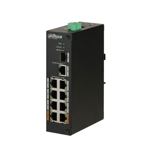 Dahua 10-Port Unmanaged Desktop 8 Port PoE Switch | PFS3110-8ET-96-V2