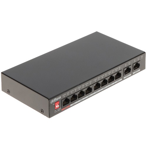 Dahua 10-Port Fast Ethernet 8-Port PoE Switch | PFS3010-8ET-96-V2