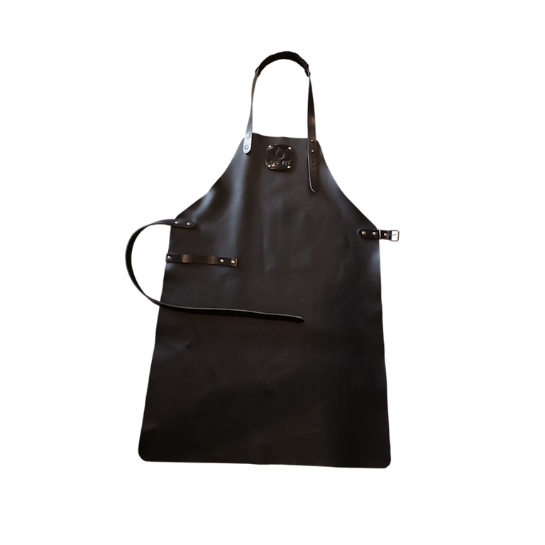 OFYR Leather Apron Black - crna kožna kecelja