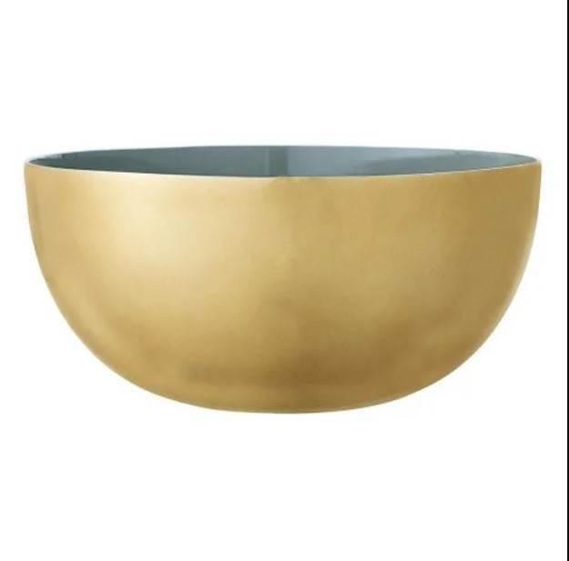 Bloomingville Aluminum Kitchen Bowl Gold-Green – Činija aluminijum zelena