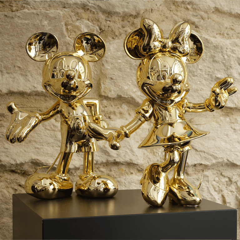 Leblon Delienne – Mickey Welcome Chromed Gold 30cm