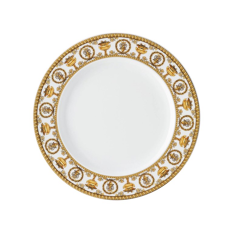 Versace Baroque Bianco Dinner plate – Tanjir