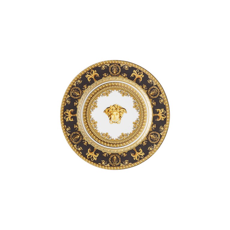 Versace Baroque Nero Bread and butter plate – Tanjir