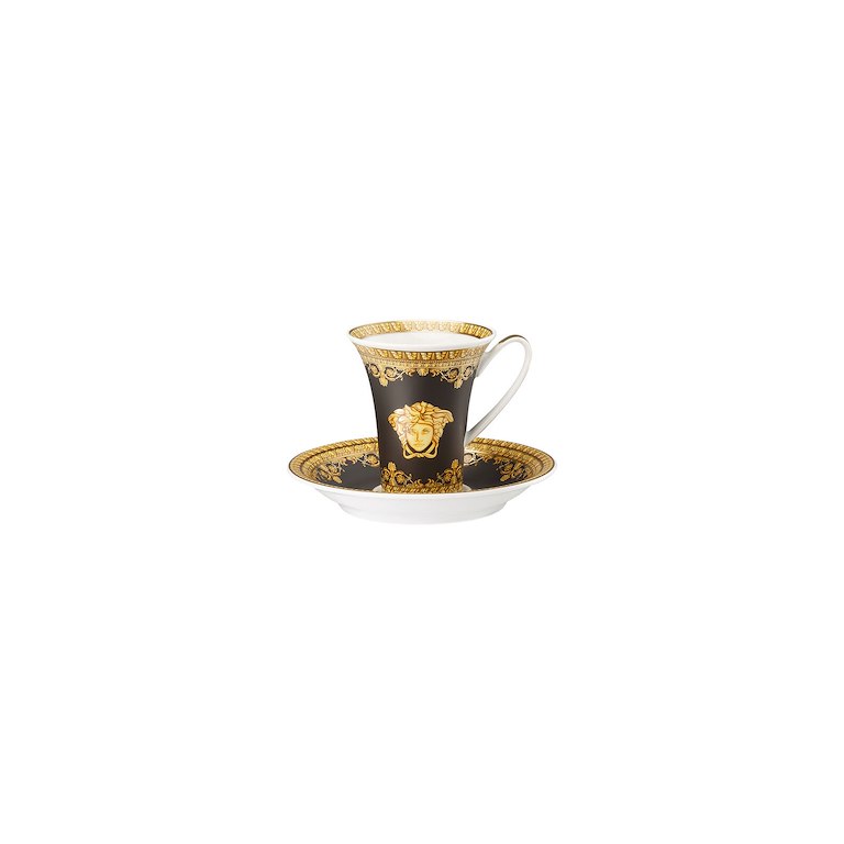 Versace Baroque Nero Espresso cup – Šoljica sa tacnom