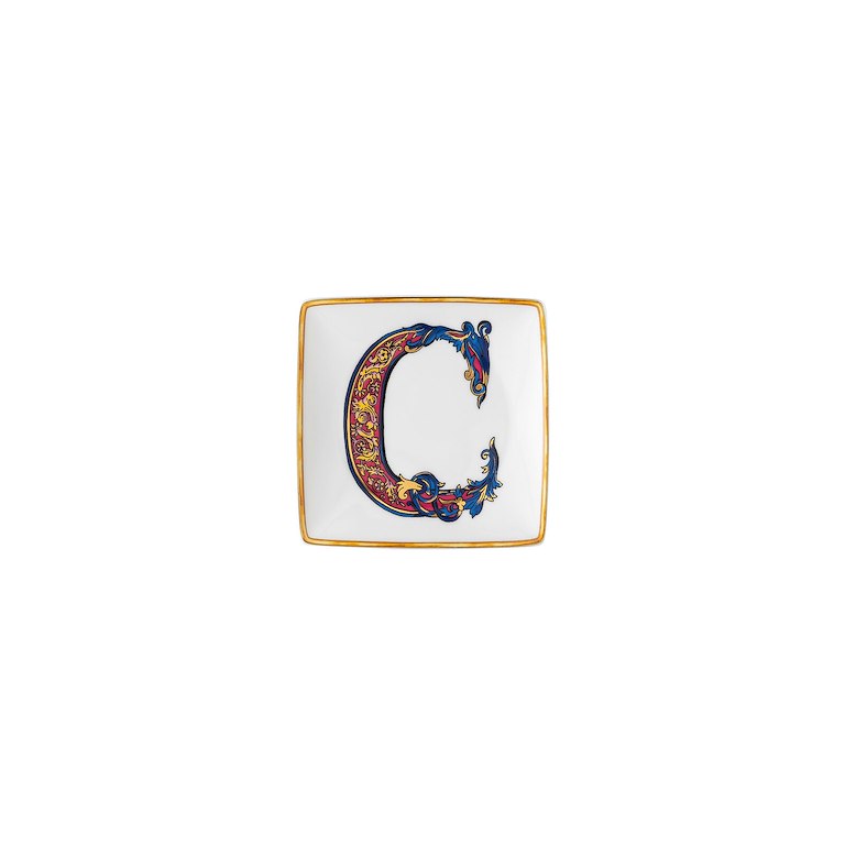 Versace Holiday Alphabet C Small bowl low – Činija