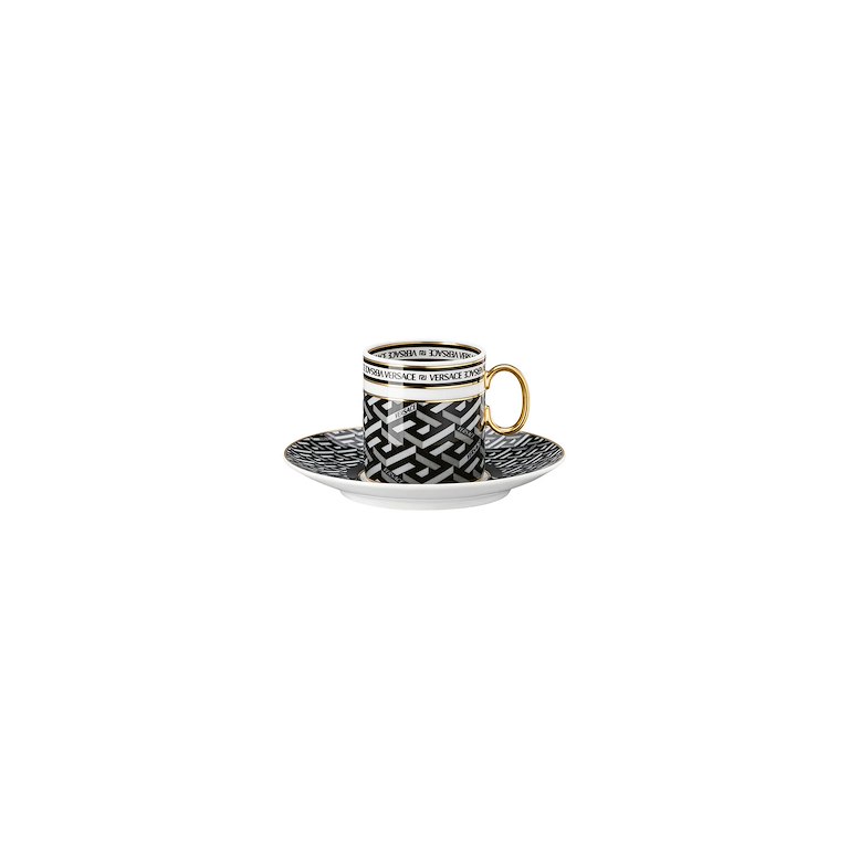Versace La Greca Signature Black Espresso cup – Espreso šoljica