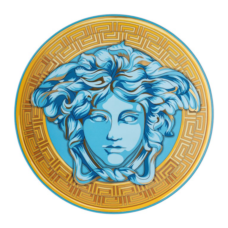 Versace Medusa Amplified Blue Coin Showplate – Tanjir