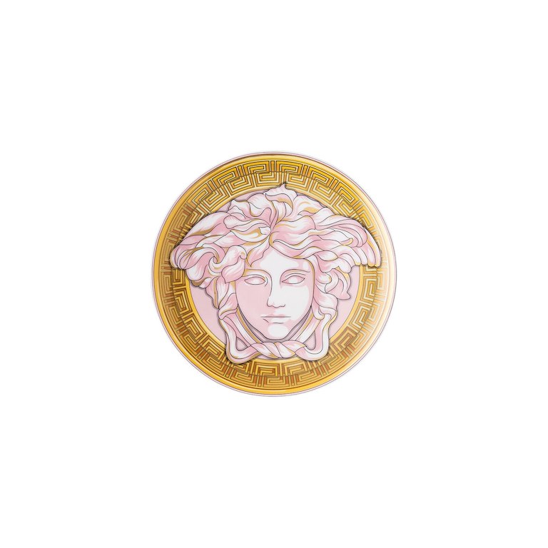 Versace Medusa Amplified Pink Coin Bread and butter plate – Tanjir