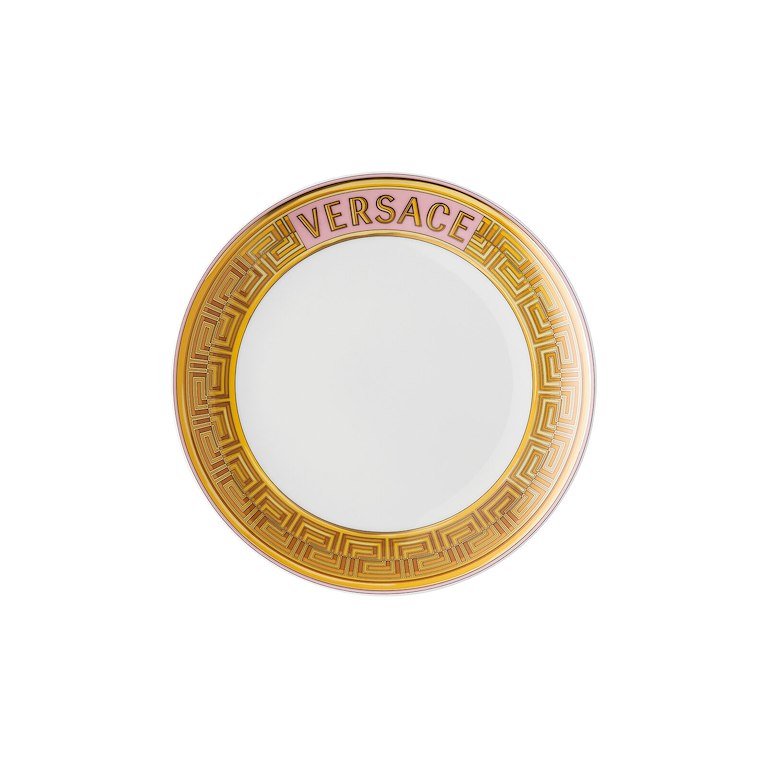Versace Medusa Amplified Pink Coin Breakfast plate – Tanjir