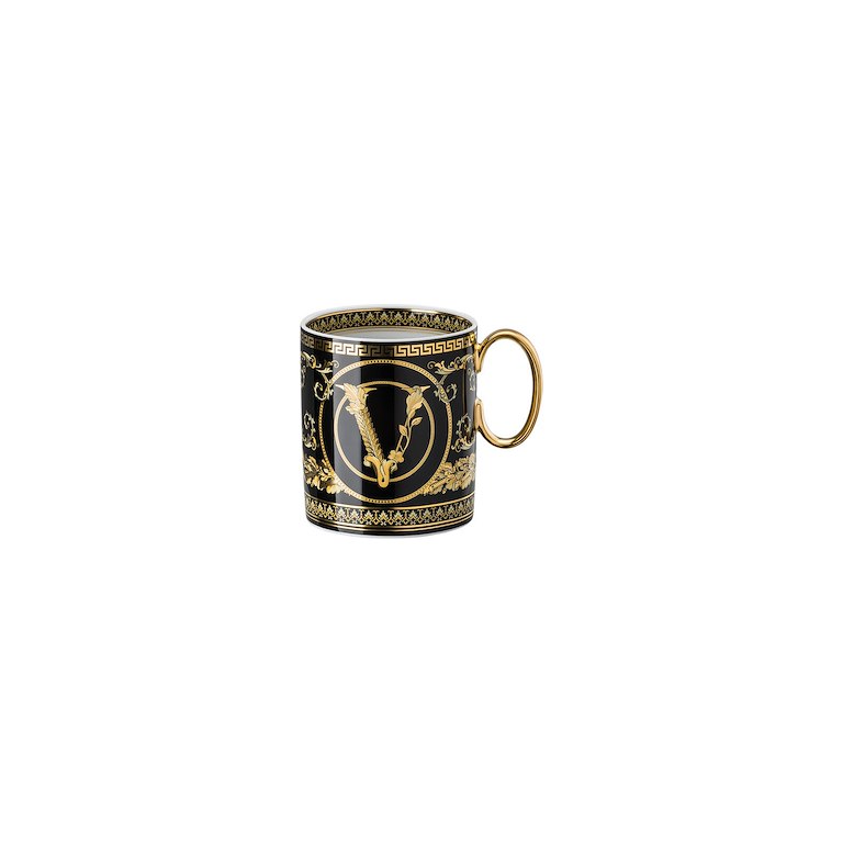 Versace Virtus Gala Black Mug – Šolja