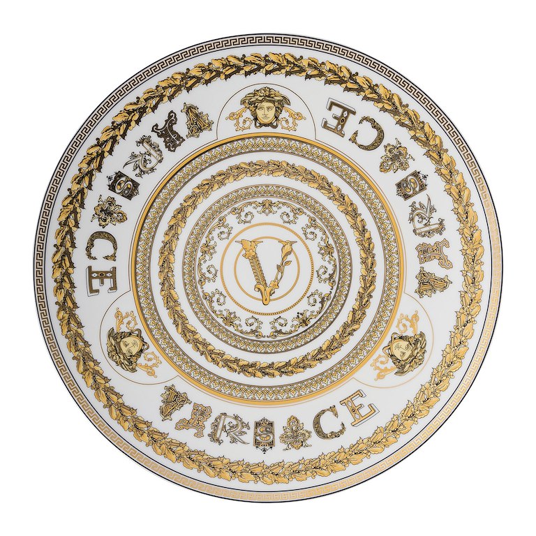 Versace Virtus Gala White Showplate – Tanjir